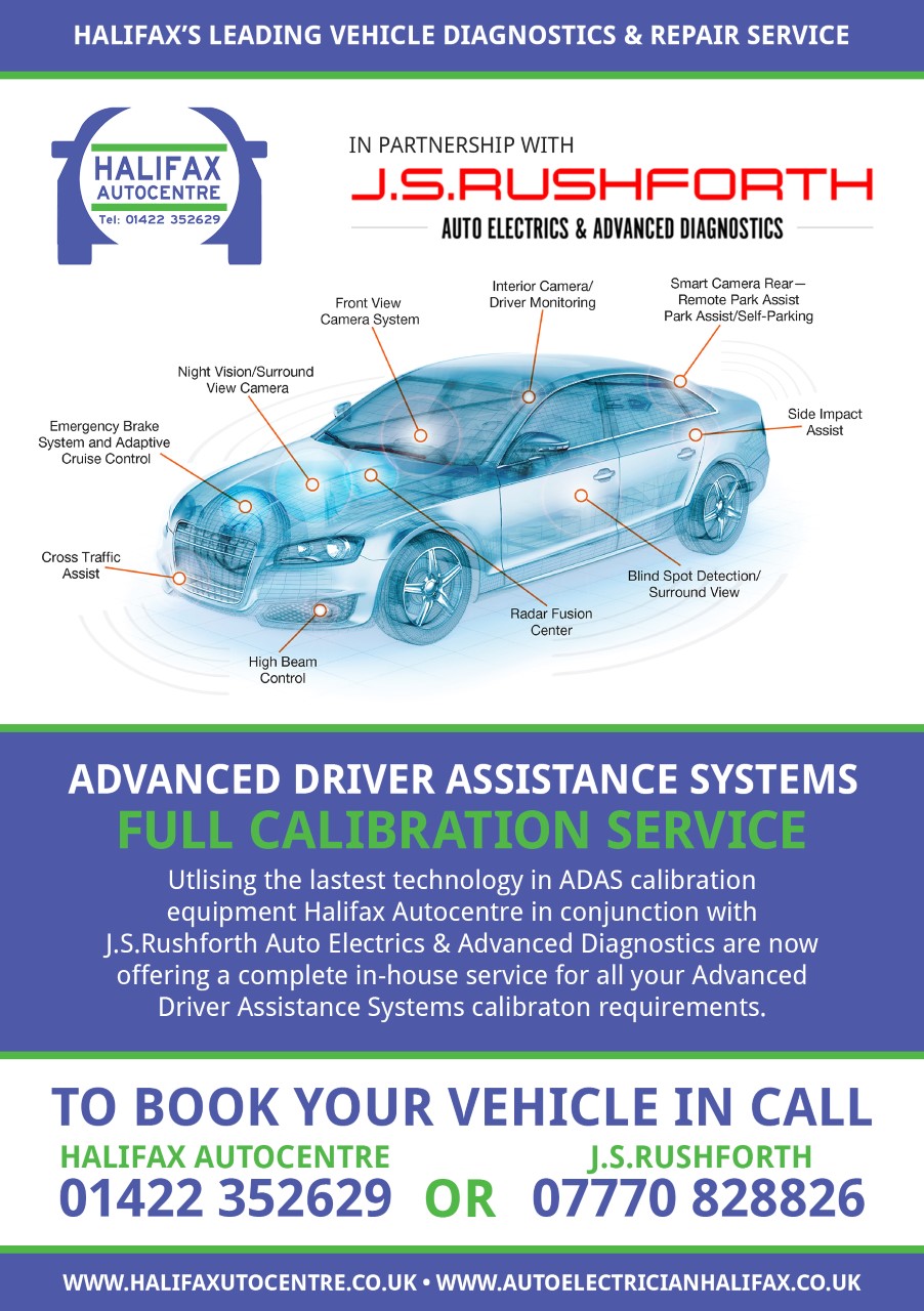 ADAS – Advanced Driver Assistance Systems – Servicing - Halifax Autocentre